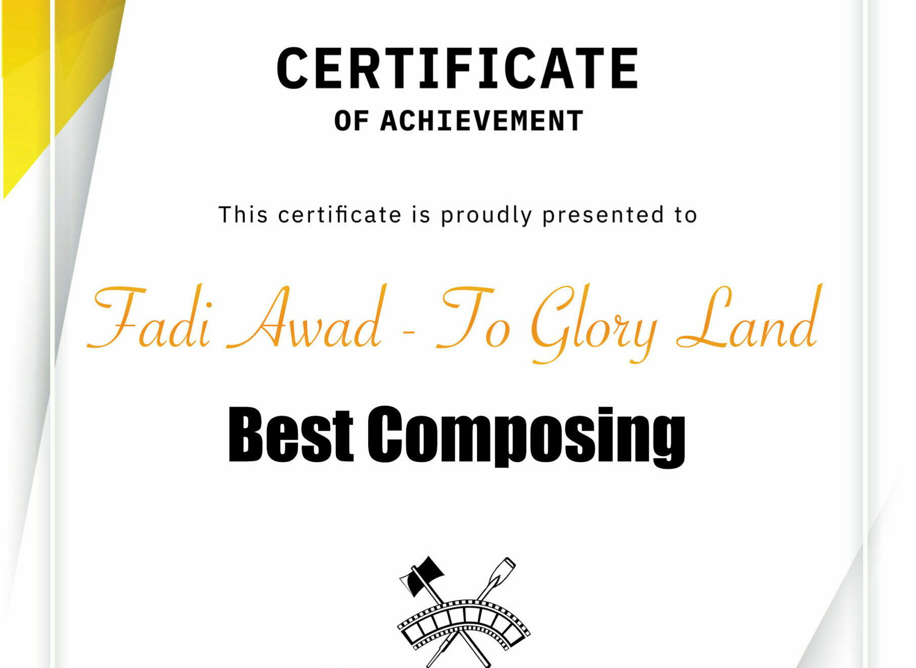 Two Awards For Fadi Awad At Vancouver Movie Awards Festival! - Canada's ...